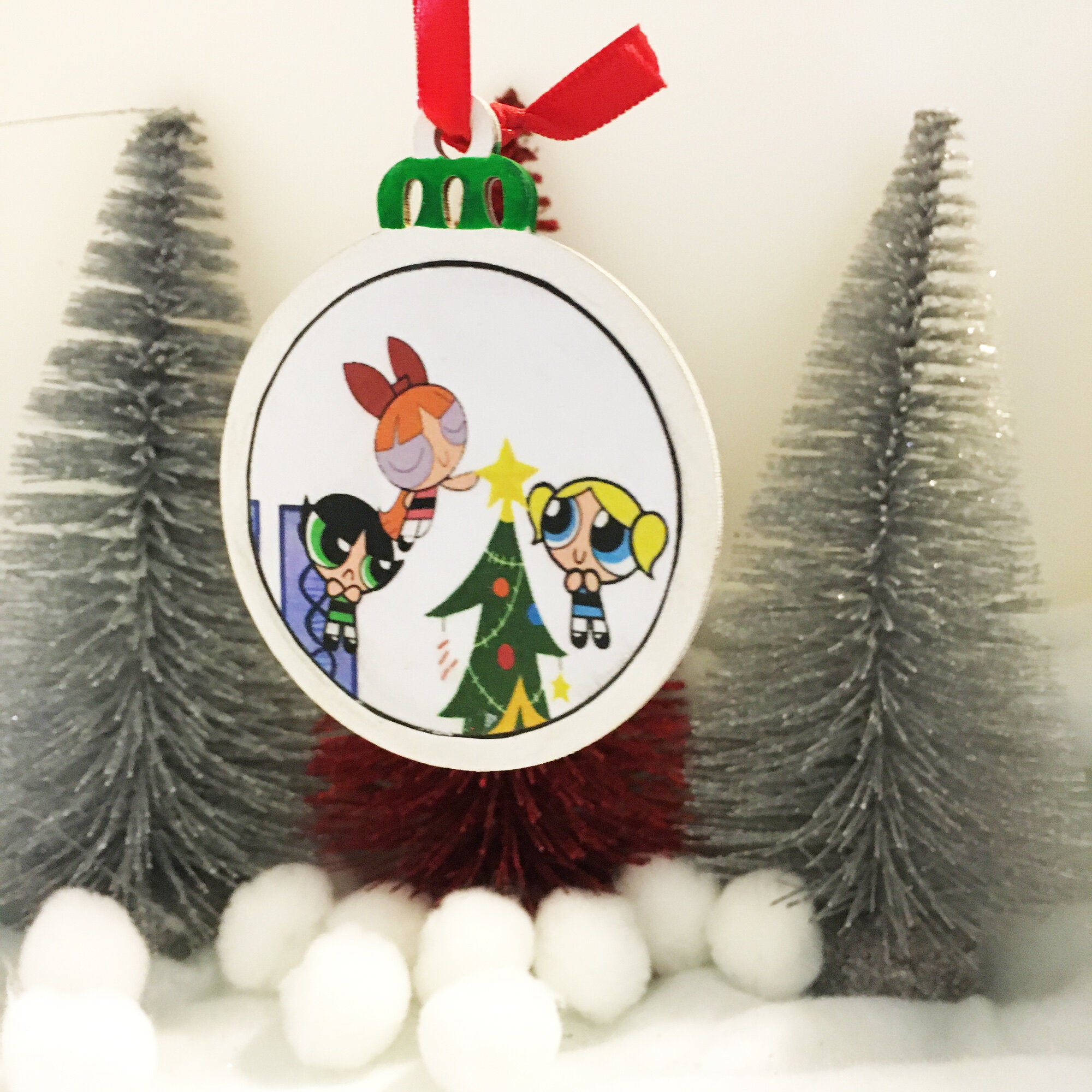 Power Puff Girls Ornament – UberDork Designs